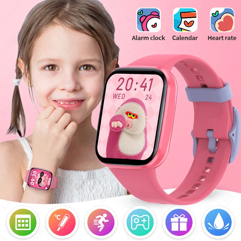 LIGE Smart Watch for Children Sport Study Watch Kids Birthday Gift ...