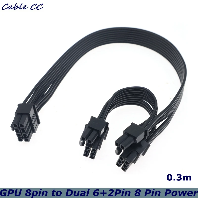 Cable-de-alimentaci-n-PCI-Express-GPU-de-8-pines-a-Doble-6-2-pines ...
