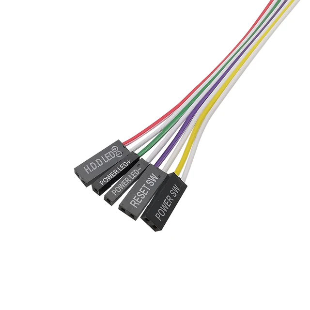 How To Set The Cavo Con Pulsante Reset E Power Per PC, Lungo 65cm ...