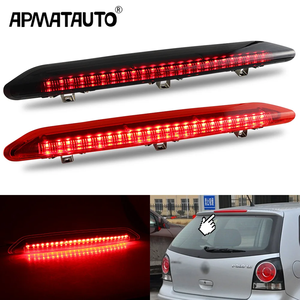 Car Third Brake Lamp High-Mount Stop Light For VW Polo 9N 2002 2003 ...