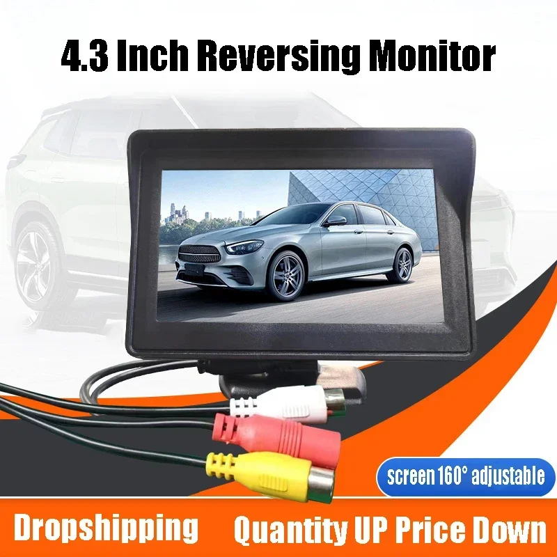 AV-TFT-LCD-4-3inch-Car-Rearview-Monitor-Rear-View-Camera-Reverse-Image ...