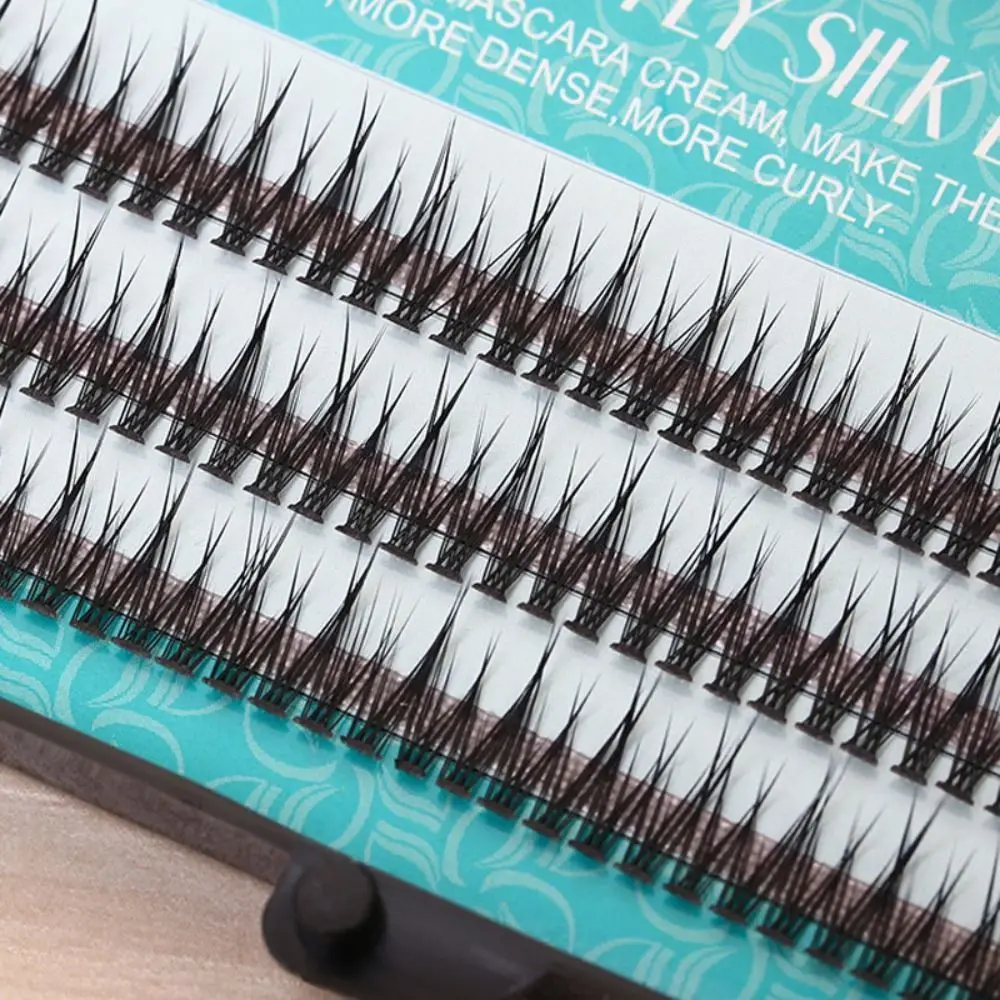 1Box-Natural-Lashes-Easy-Fan-Eyelashes-Fish-Tail-Silk-False-Eyelash-C ...