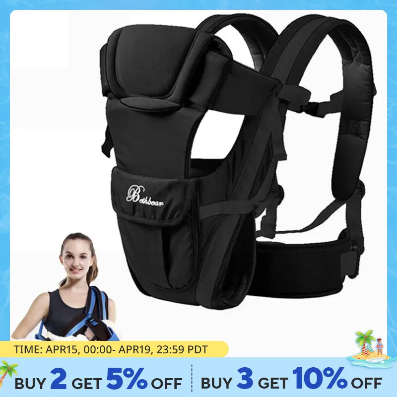 Baby-Carrier-Backpack-Breathable-Front-Facing-4-in-1-Infant-Comfortable ...