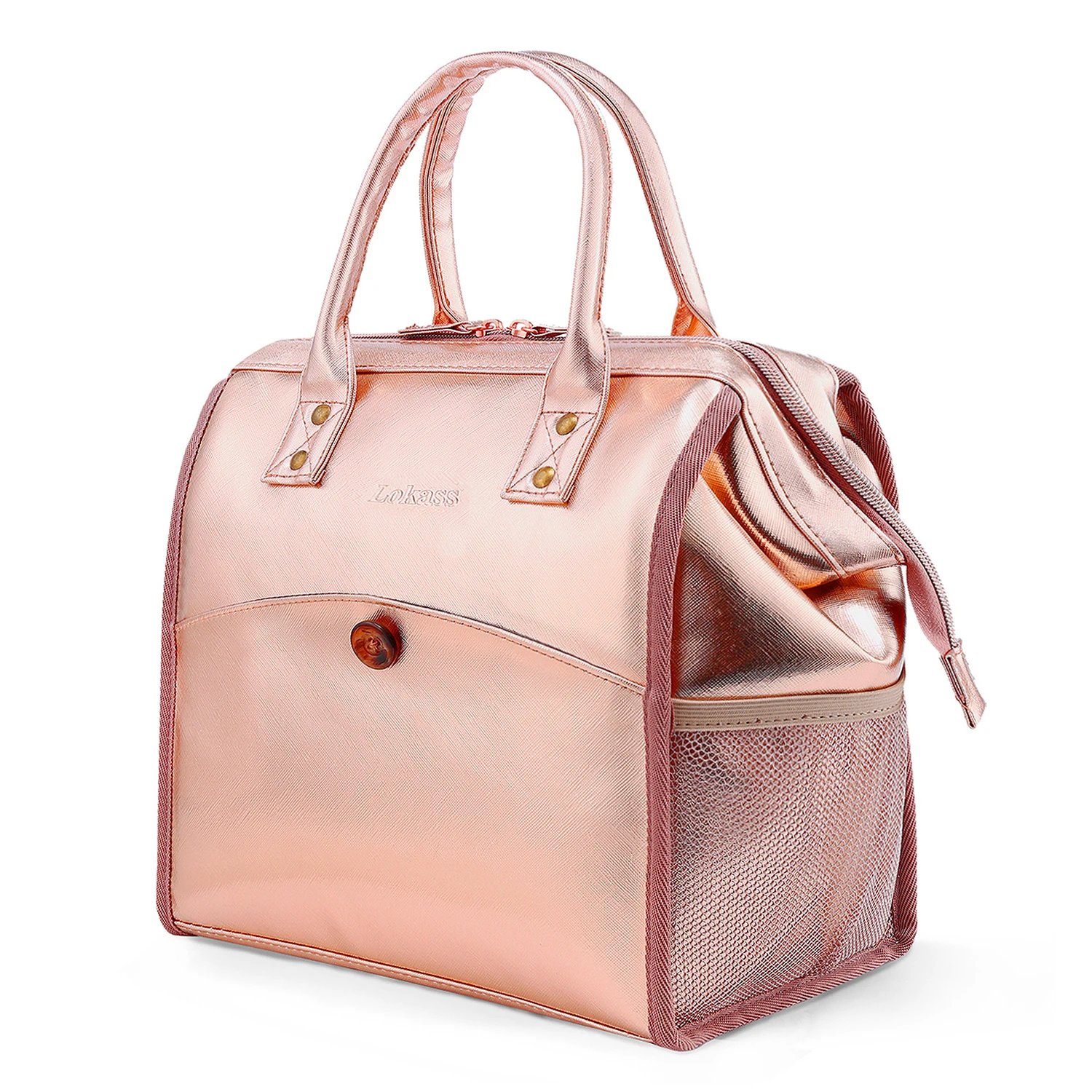 LOKASS-Lunch-Bag-Cooler-Bag-Women-Tote-Bag-Insulated-Lunch-Box-Water ...