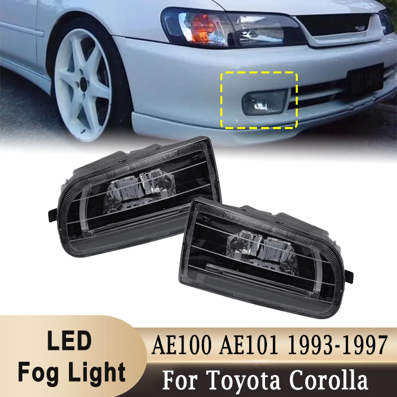 For Toyota Corolla AE100 AE101 1993-1997 Front Left & Right LED Fog ...