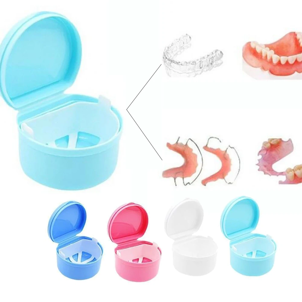 Denture-Bath-Box-Cleaning-Teeth-Case-Dental-False-Teeth-Storage-Box ...