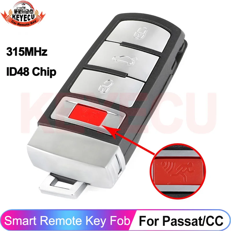 KEYECU FCC ID: NBG009066T HLO 3C0 959 752 For Volkswagen VW Passat CC ...
