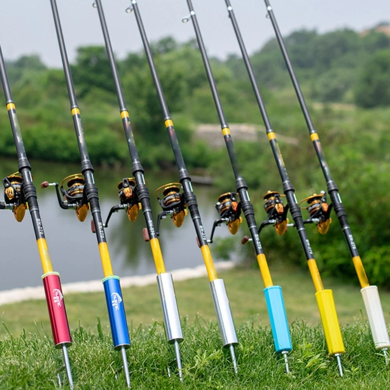 Lightweight Fishing Poles Holder Ground Stand Portable Poles Bracket ...