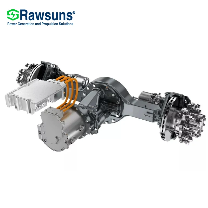 220kw Electric Engine + AMT + Differential Rear Axle Synchronous Ev ...