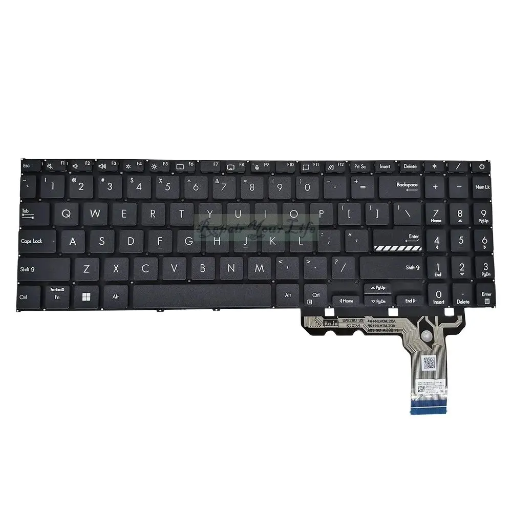 US-English-LA-Latin-Keyboard-For-ASUS-Vivobook-15-X1503-M1503-X1504 ...
