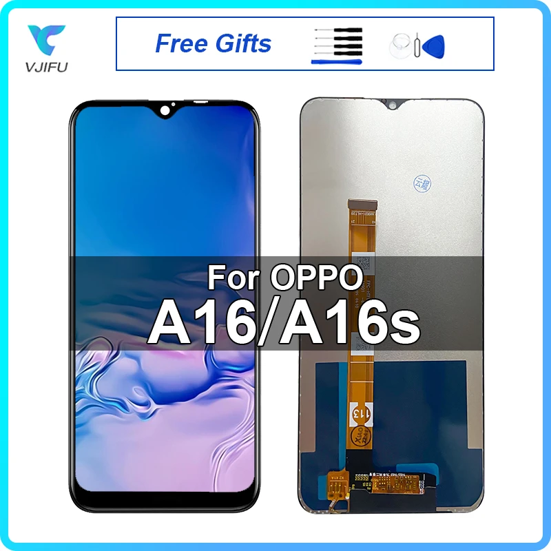 6.52" For Oppo A16 2021 A16s Lcd Display Touch Screen Cph2269 Cph2271 Digitizer Assembly Mobile ...