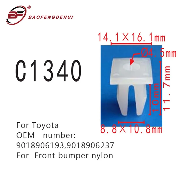 Positioning-Car-Fastener-For-Toyota-9018906193-9018906237-Front-Bumper ...