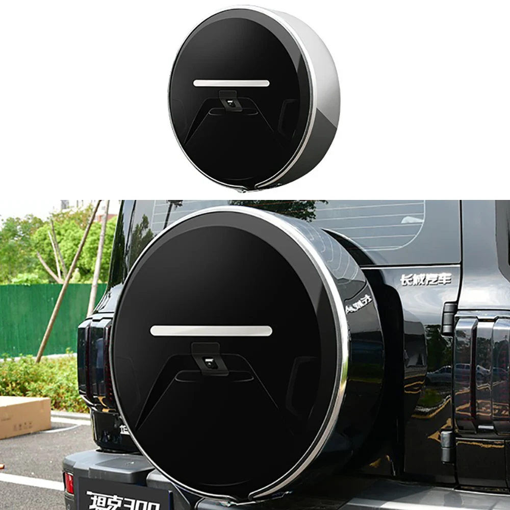 Stainless-Steel-Spare-Tire-Cover-Equipped-With-Tire-Shell-Exterior ...