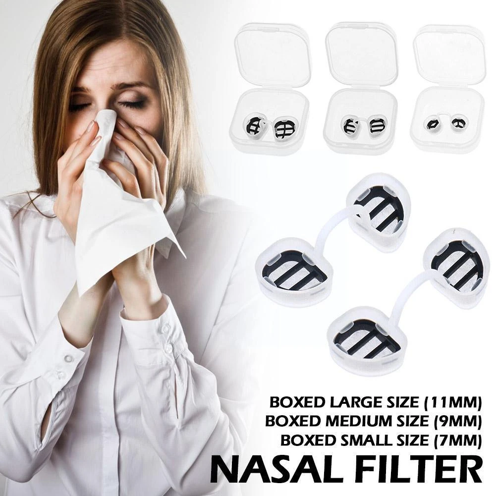 1 Pair Round Shape Comfortable Nose Invisible Nasal Air Removable ...