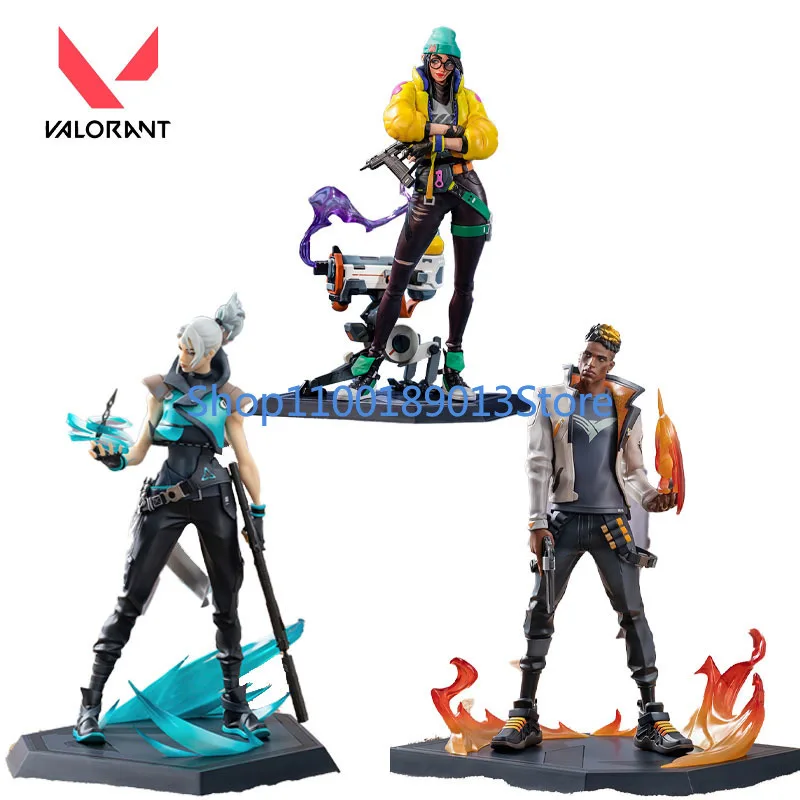 Stock-100-Original-VALORANT-Phoenix-Jett-Killjoy-24cm-33cm-PVC-Anime ...