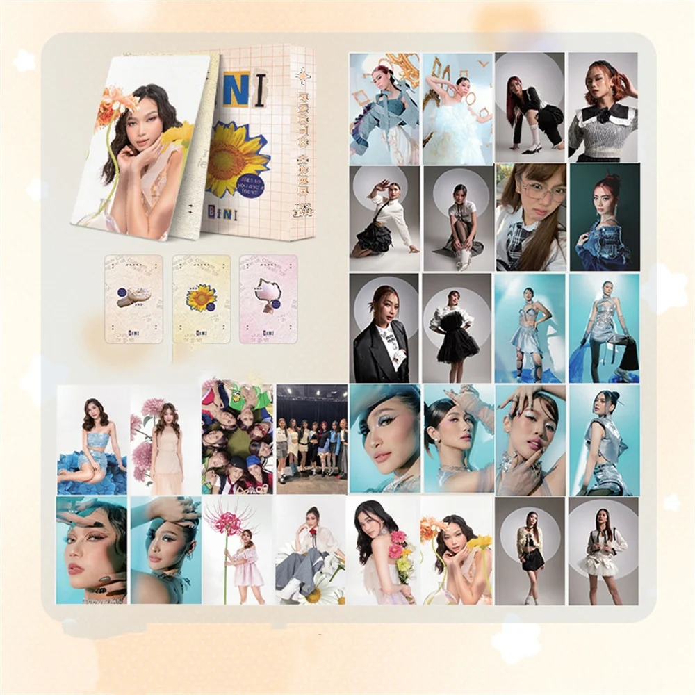 50Pcs-Set-KPOP-BINI-Boxed-Card-High-Quality-HD-Photocards-Double-Sides ...