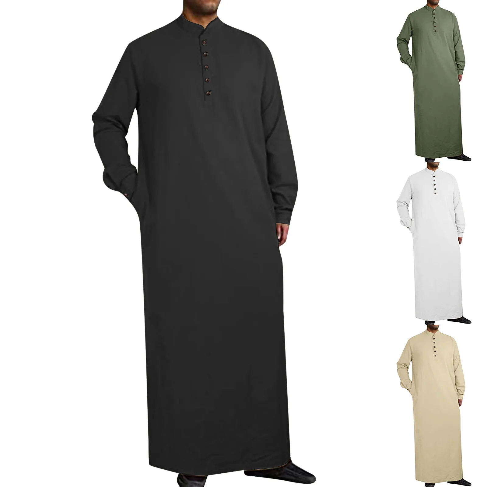 Muslim-Robe-Men-Jubba-Thobe-Saudi-Arabia-Kaftan-Pour-Homme-Musulman ...