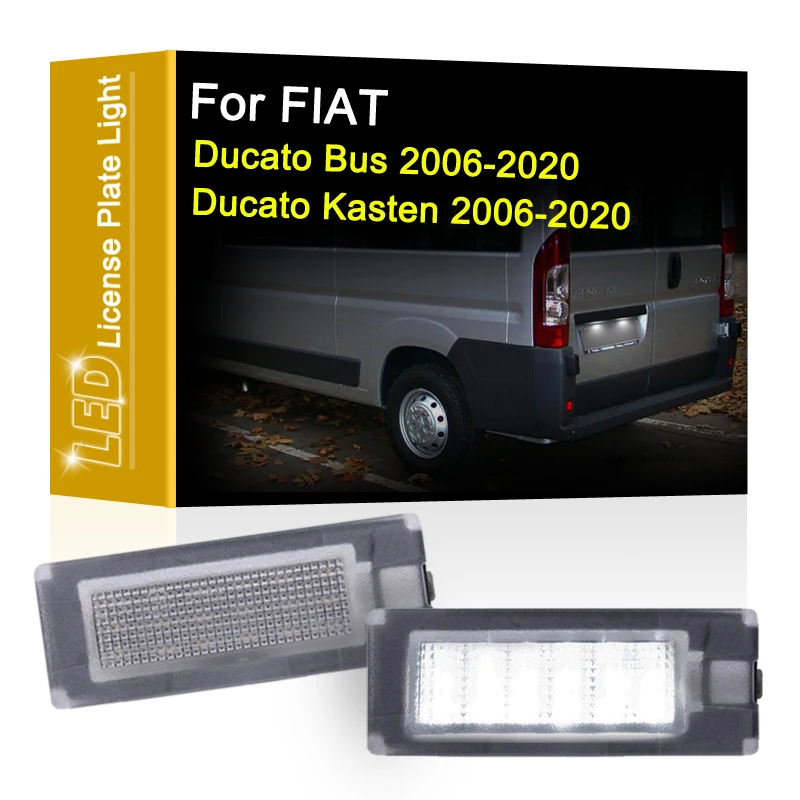 12v Led Number Plate Lamp For Fiat Ducato Bus 2006 2020 Ducato Kasten 2006 2020 White License Plate Light Assembly License Plate Lights Assembly
