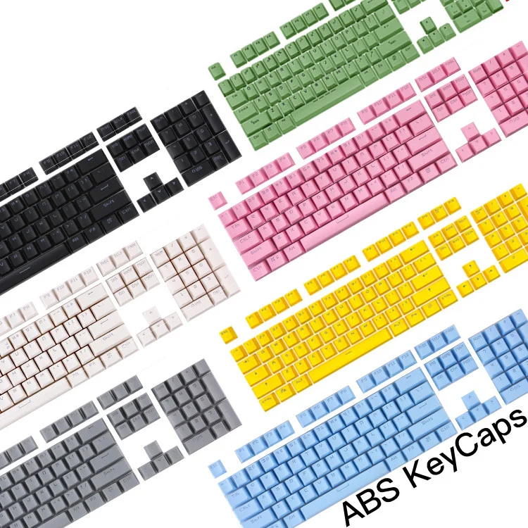 7-Colors-104-Keys-ABS-Keycap-Boxed-Sets-OEM-Profile-for-DIY-Mechanical ...
