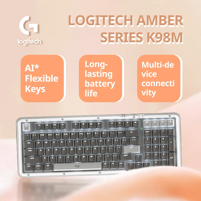New-product-launch-100-original-Logitech-K98M-wireless-Bluetooth ...