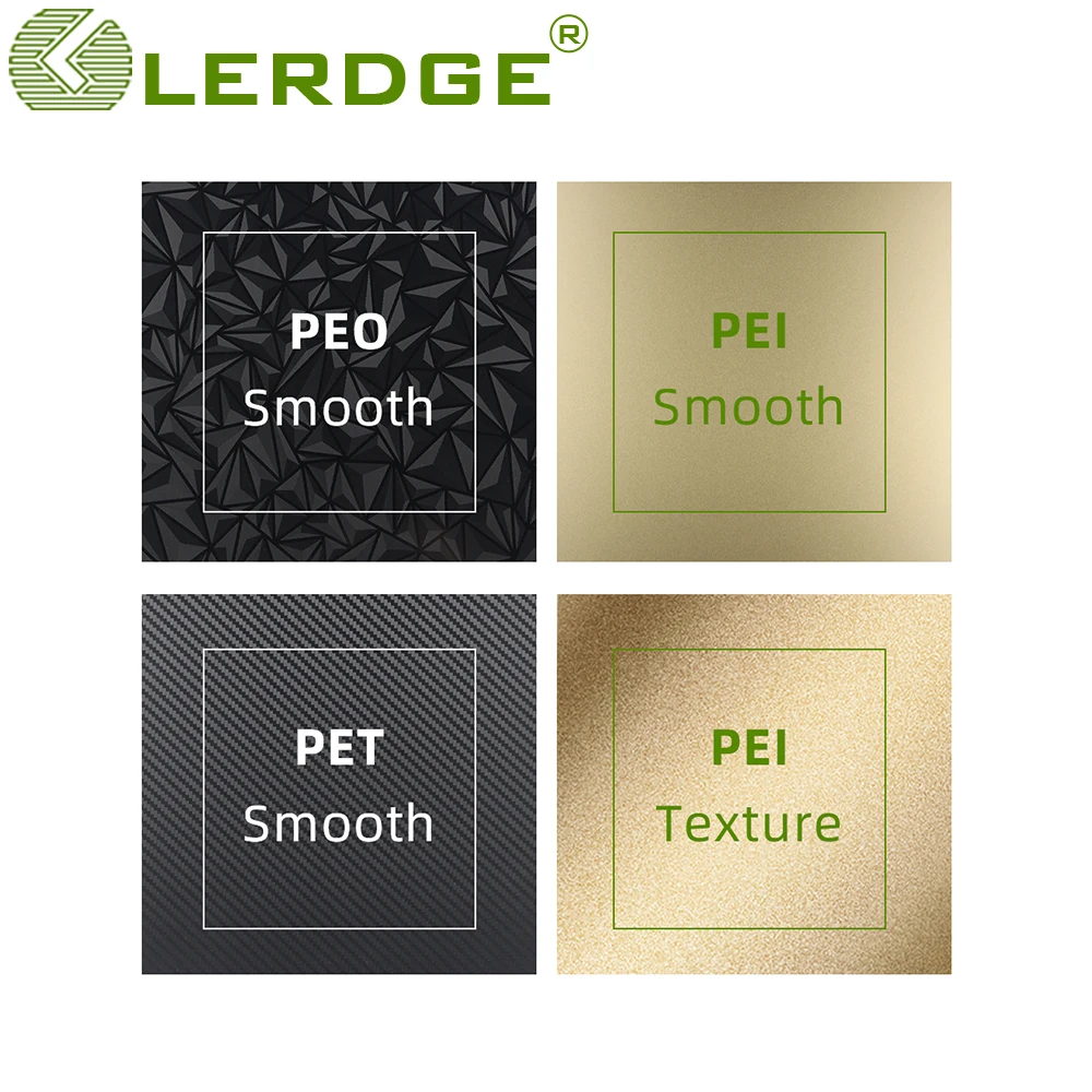 Smooth/Texture PEI PET PEO Spring Steel Sheet PEI Magnetic Build Plate ...