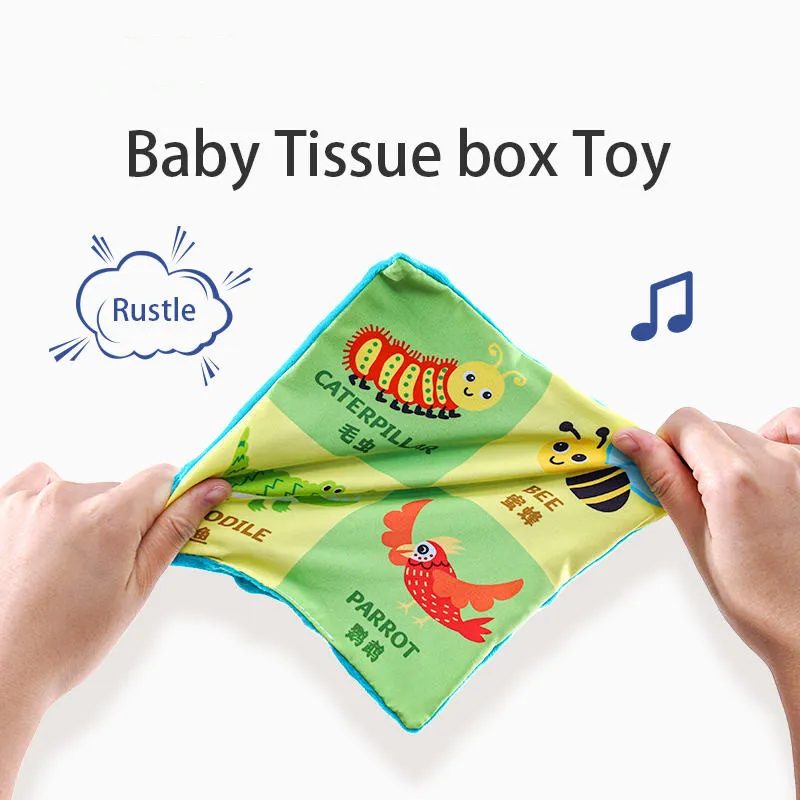 Baby Magic Tissue Box Toy Toddlers Sensory Toy Montessori Boxes Baby ...
