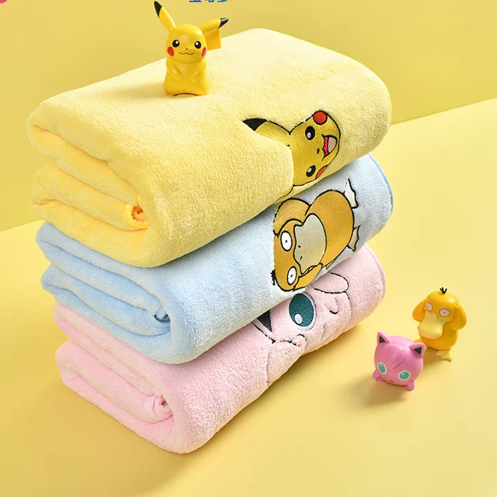 Pokemon-Hand-Towel-Coral-Fleece-Towel-Soft-Strong-Water-Absorption ...