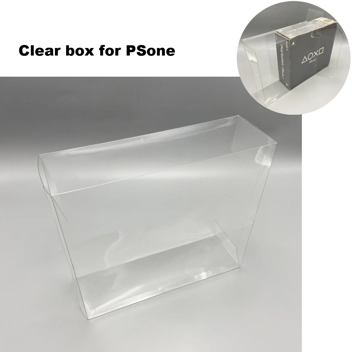 1piece-High-quality-for-PlayStation-one-for-PS-transparent-plastic-game ...