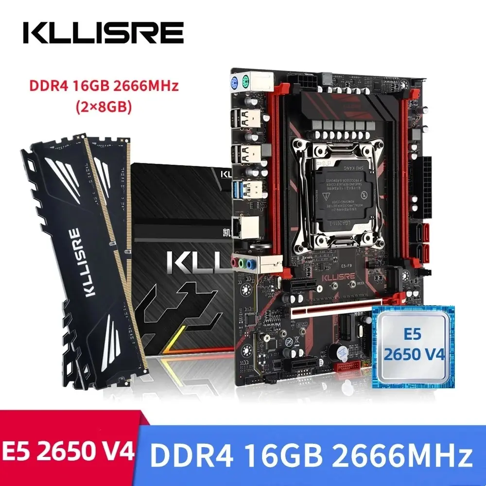 Kllisre-X99-Kit-Xeon-E5-2650-V4-CPU-2-pz-X-8GB-16GB-2666MHz-DDR4 ...