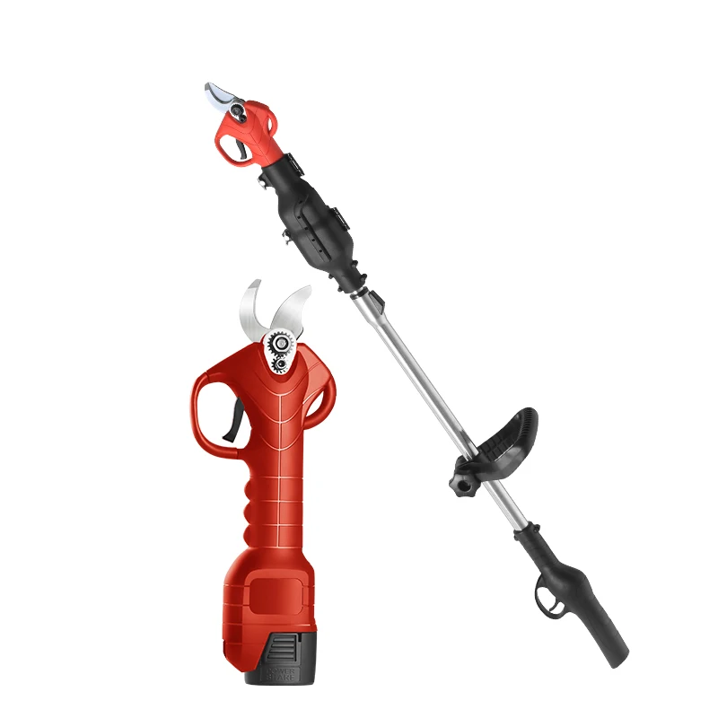28MM-electric-pruning-shears-with-reach-extension-pole-16-8V-Garden ...