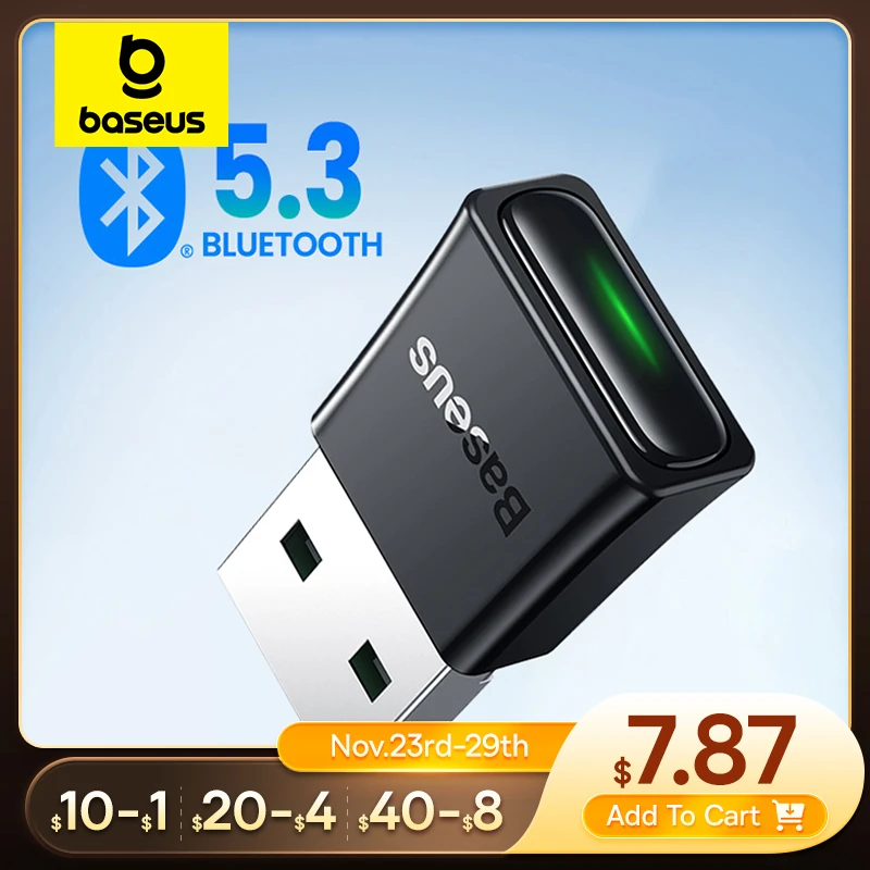 Baseus-USB-Bluetooth-5-3-Adapter-PC-USB-Transmitter-Receiver-Dongle ...