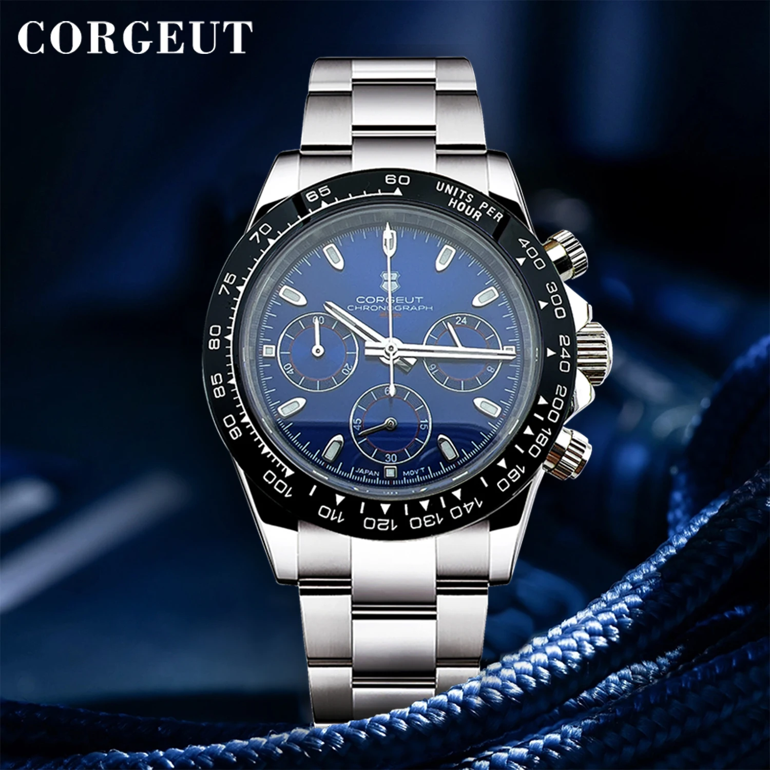 Corgeut-39mm-Blue-Luxury-Watch-Sapphire-Brand-Quartz-High-end-for-Men ...