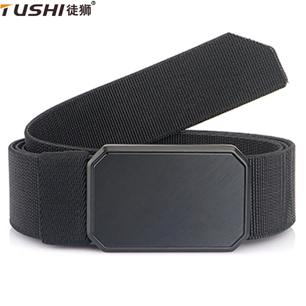 TUSHI-New-Fashion-Elastic-Tactical-Belt-Magnetism-Automatic-Buckle ...