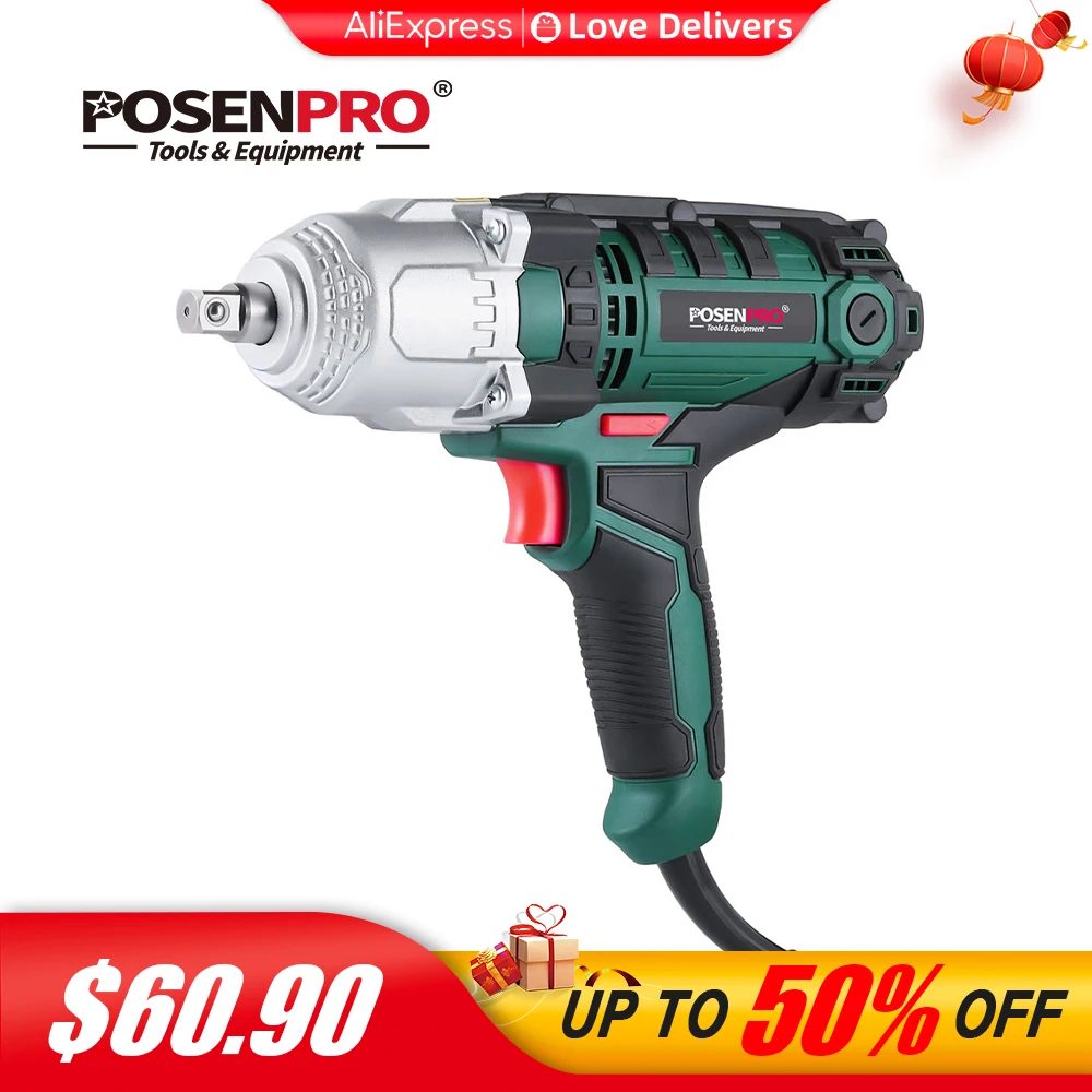 550W-Electric-Impact-Wrench-500Nm-Max-Torque-1-2-inch-2M-Rubber-Cable ...