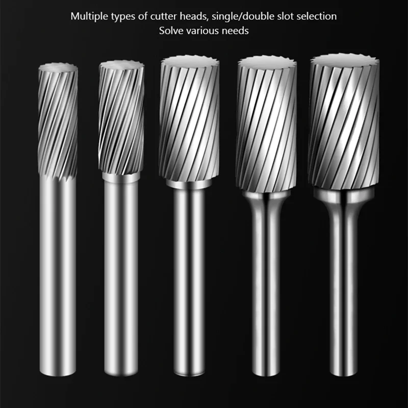 Tungsten-steel-grinder-carbide-rotary-file-cylindrical-ball-end-milling ...