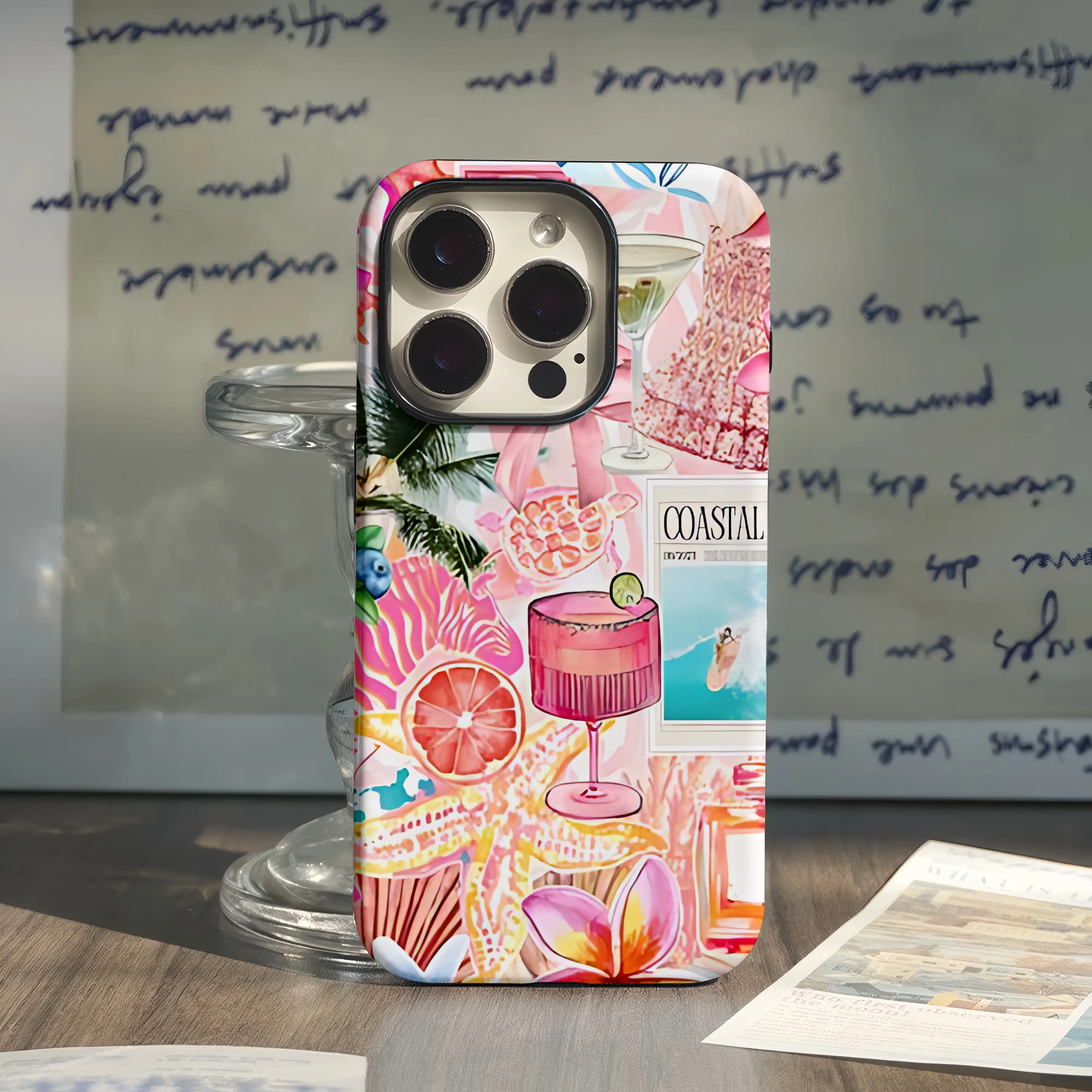 Summer Pink Grapefruit Ins Phone Case for IPhone 16 15 14 13 12 11 X XS ...