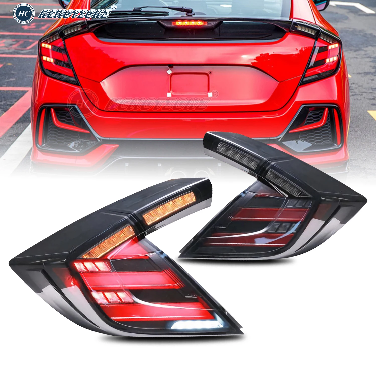 HCMOTIONZ-Tail-Light-for-Honda-Civic-2016-2020-LED-Hatchback-Styling ...