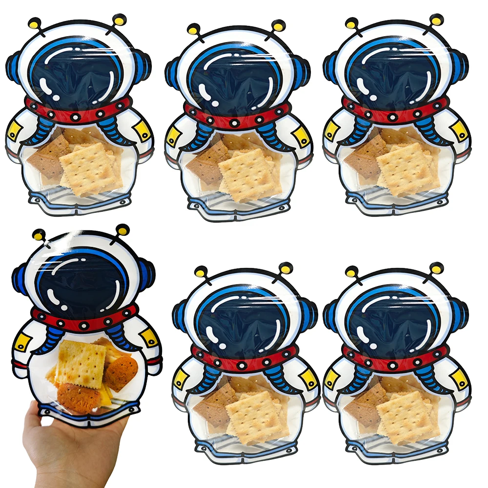10-50pcs-Cute-Astronaut-Theme-Candy-Cookie-Bags-Spaceman-Sealing-Bag ...