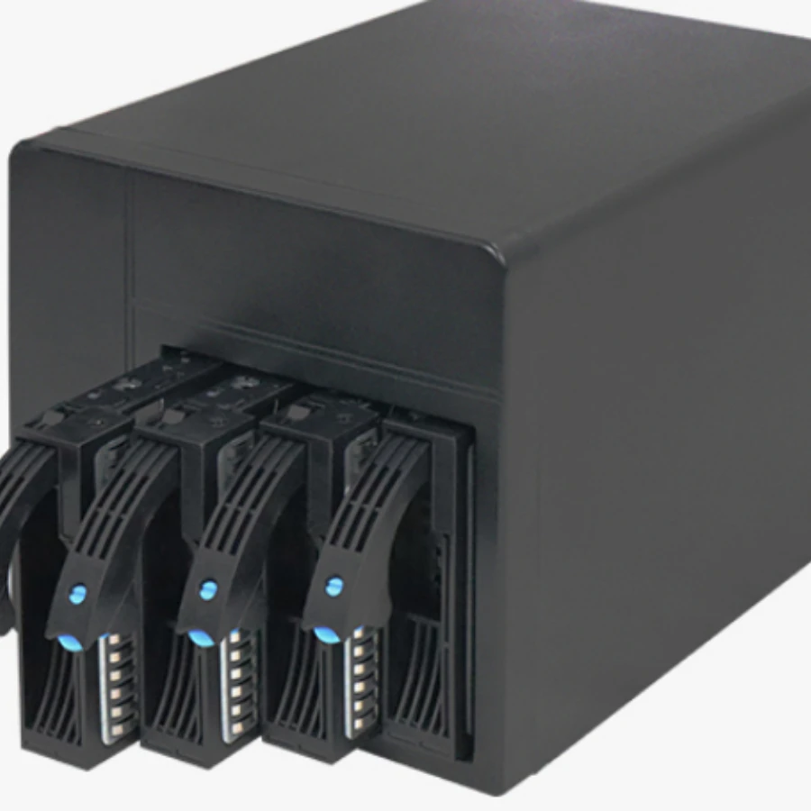 high quality 4 bays MINI ITX NAS storage server chassis home ues data ...