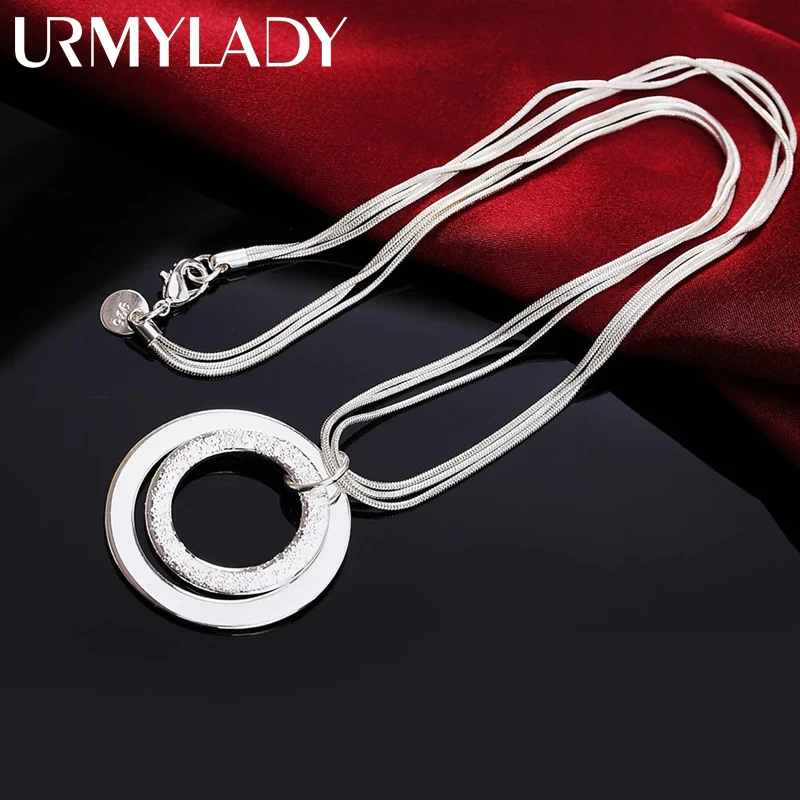 925 Sterling Silver exquisite noble luxury charm fashion women lady ...