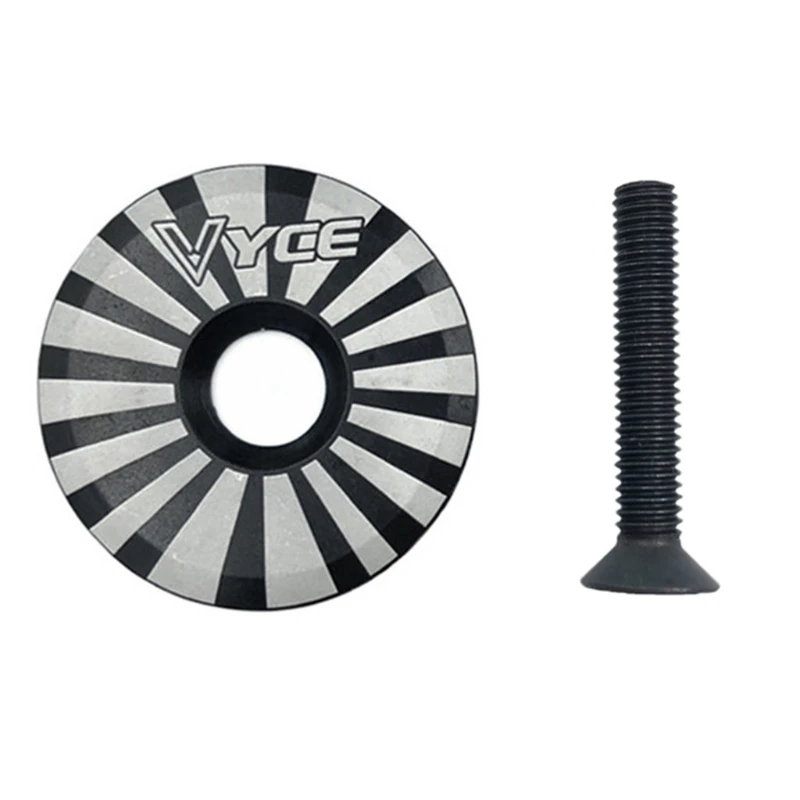 Headset-Top-Cap-with-Bolts-Mountain-Bike-Stem-Top-Cap-Cover-Aluminum ...