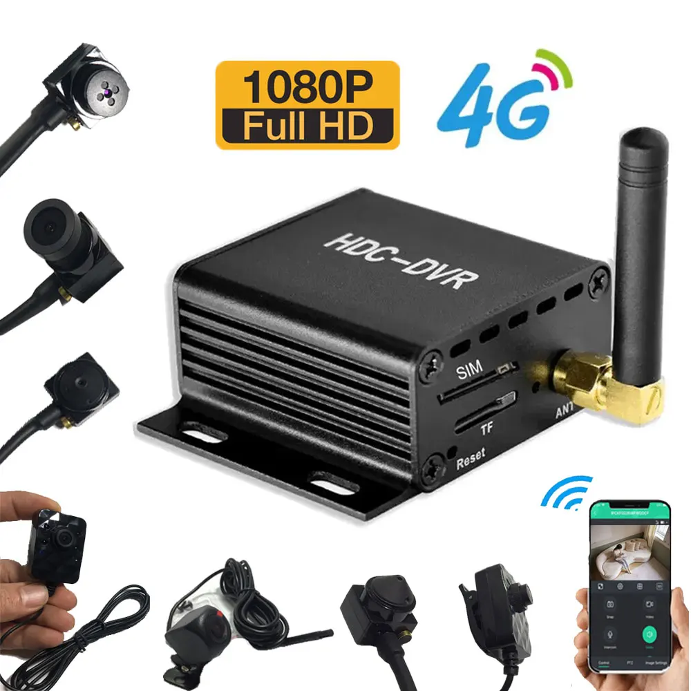 Bezprzewodowy-rejestrator-4G-Mini-AHD-DVR-wideo-z-detekcj-ruchu-TF ...