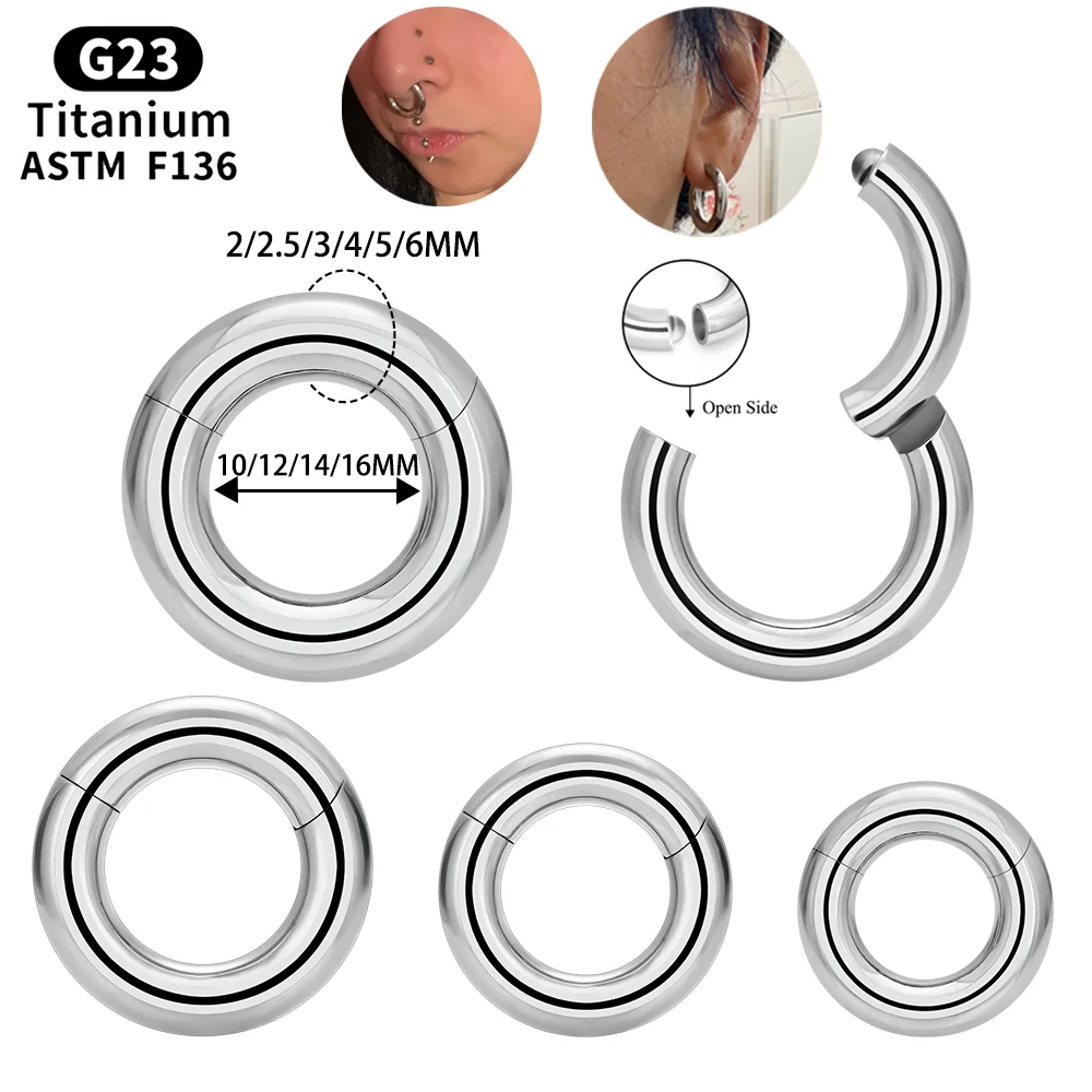 G23-Titanium-Large-Gauge-6G-8G-10G-Hinged-Clicker-Segment-Hoop-Ring ...