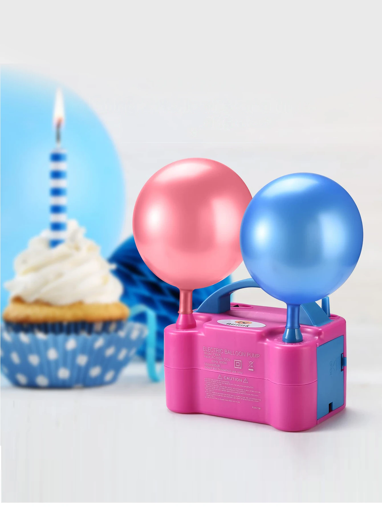 Electric-Balloon-Air-Pump-Inflator-Dual-Nozzle-Globos-Machine-Air ...