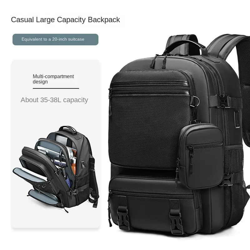 Waterproof-19-Inches-Muti-Compartment-Travel-Backpack-Laptop-School ...