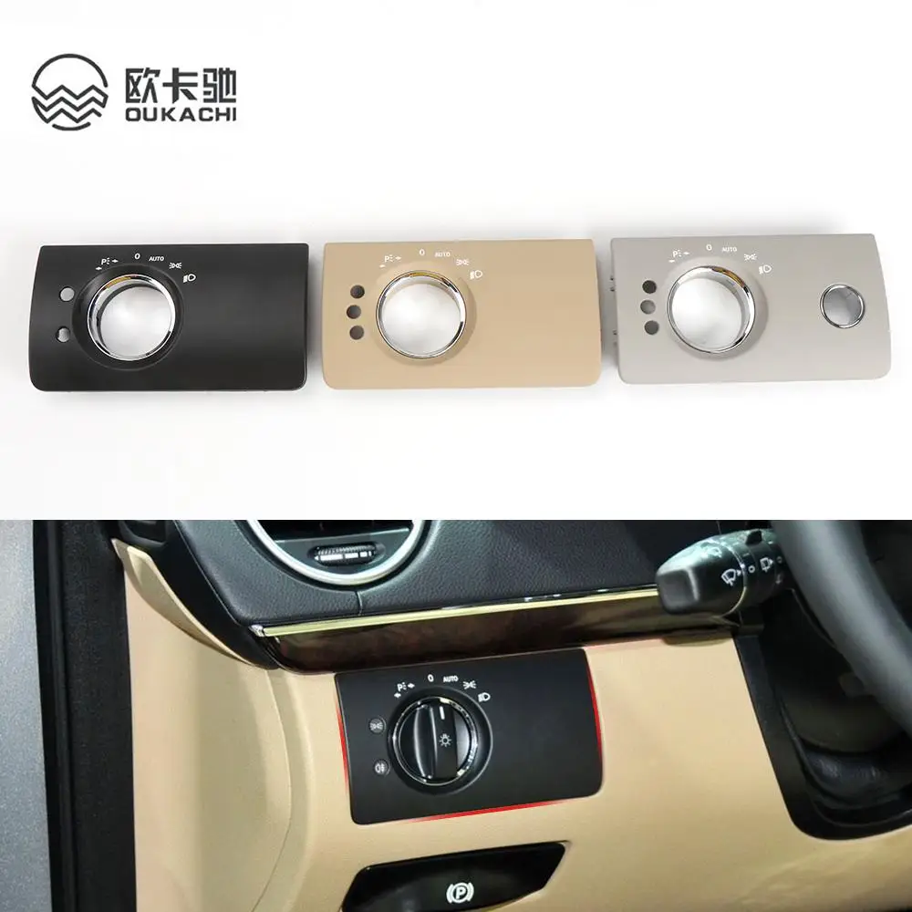 Car-Interior-Headlight-Switch-Panel-Trim-Head-Lamp-Button-Panel ...