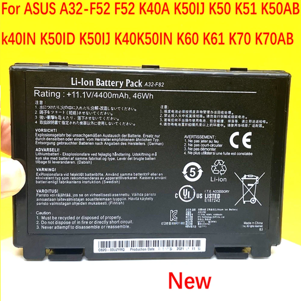 New-A32-F82-Laptop-Battery-Pack-For-Asus-a32-f82-a32-f52-a32-f82-F52 ...