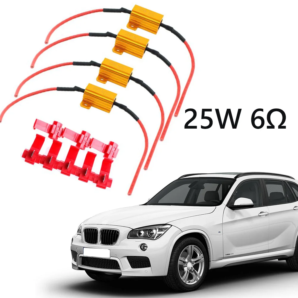 25W-LED-Reverse-Brake-Turn-Signal-Light-Load-Resistor-Fix-Error-Fast ...