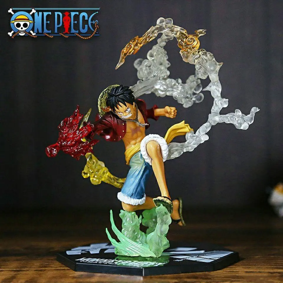 One-Piece-Anime-Monkey-D-Luffy-Roronoa-Ace-Pvc-Action-Model-Collection ...