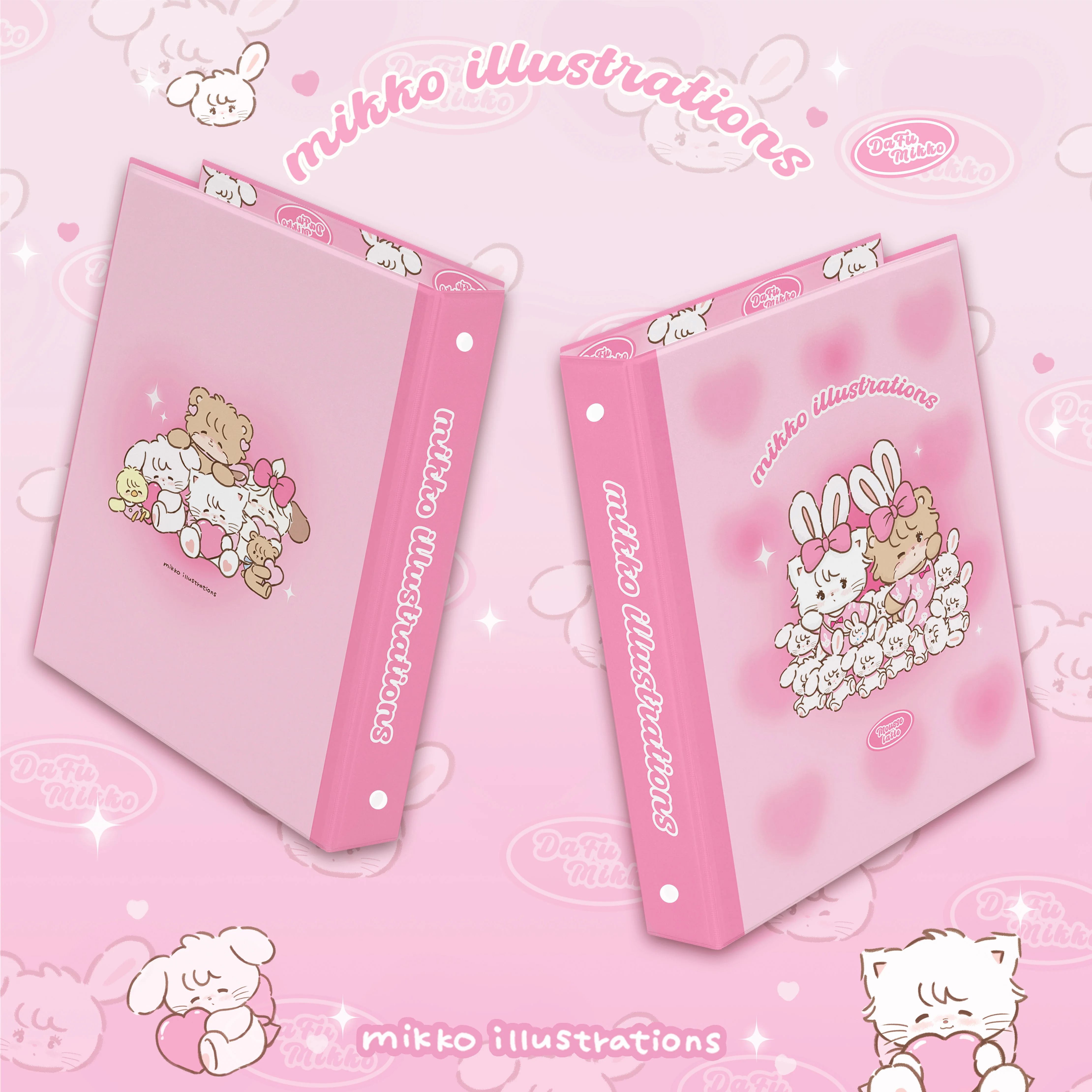 Cute-A5-Binder-4-Grid-3inch-Photocard-Binder-Kpop-Idol-Photo-Collect ...